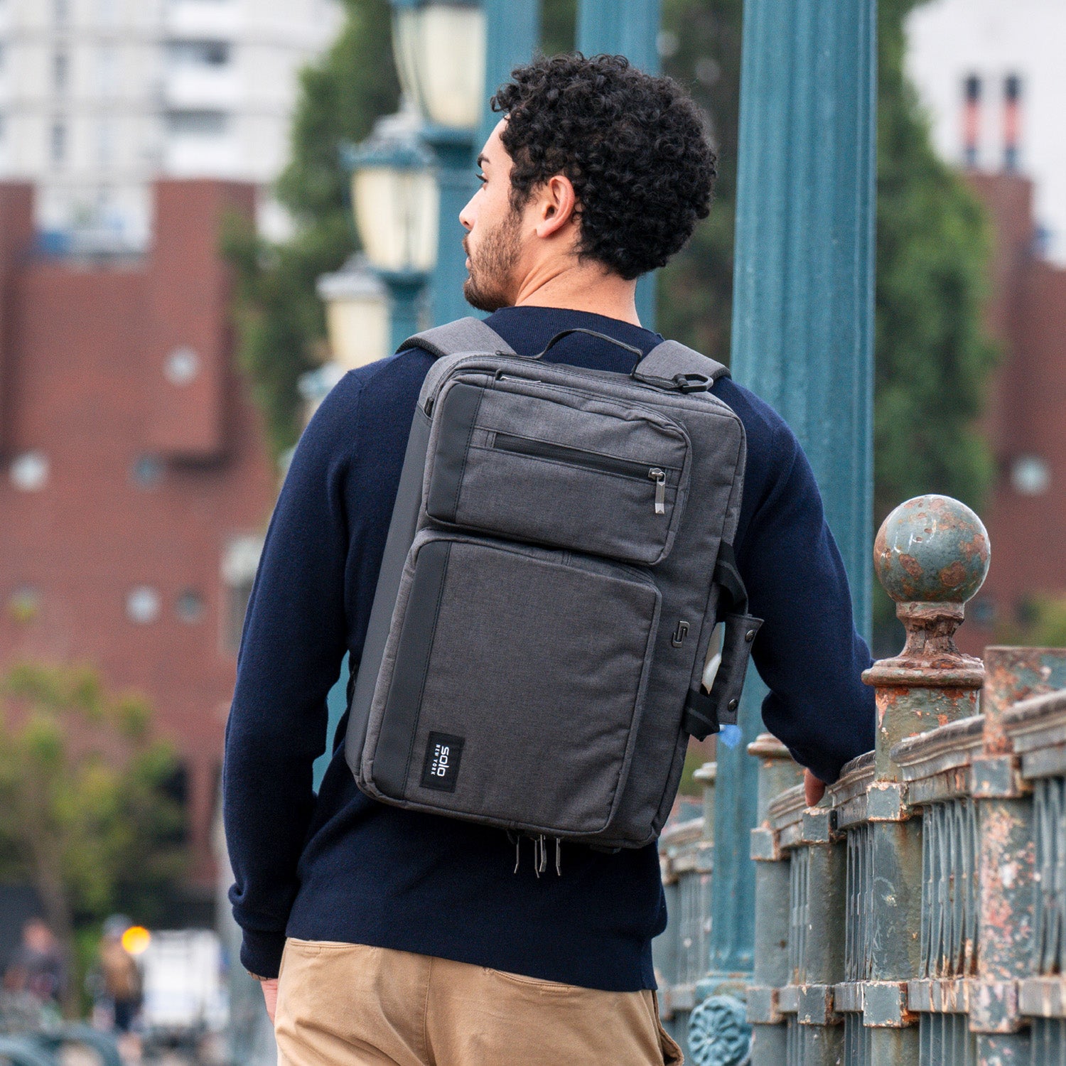 Duane Hybrid Briefcase Backpack – Solo New York